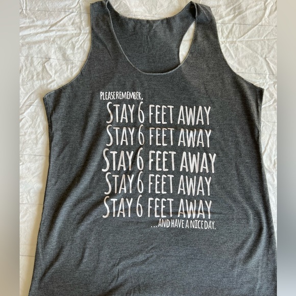 Tops | Stay 6ft Away Tank | Poshmark